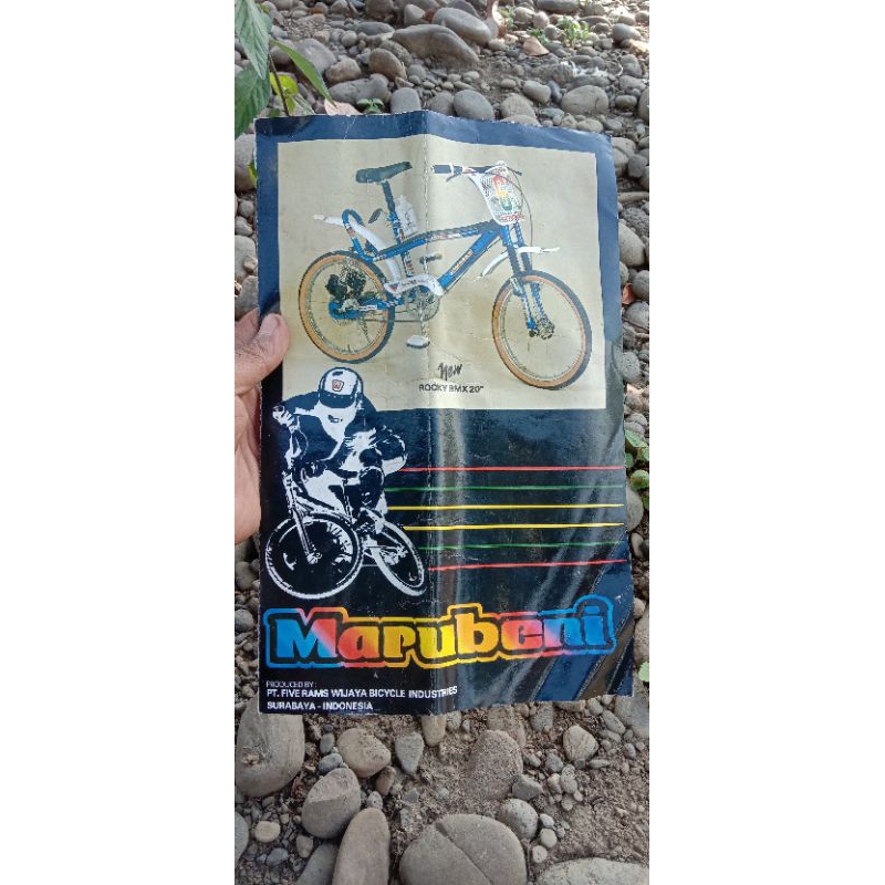 Jual brosur iklan brosur sepeda jadul lawas vintage sepeda Marubeni ...