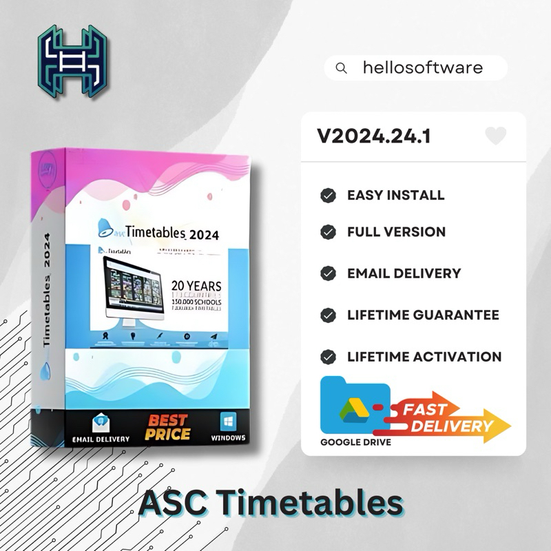 Jual aSc Timetables v2024.24.1 Full Version (Versi Terbaru) | Shopee ...