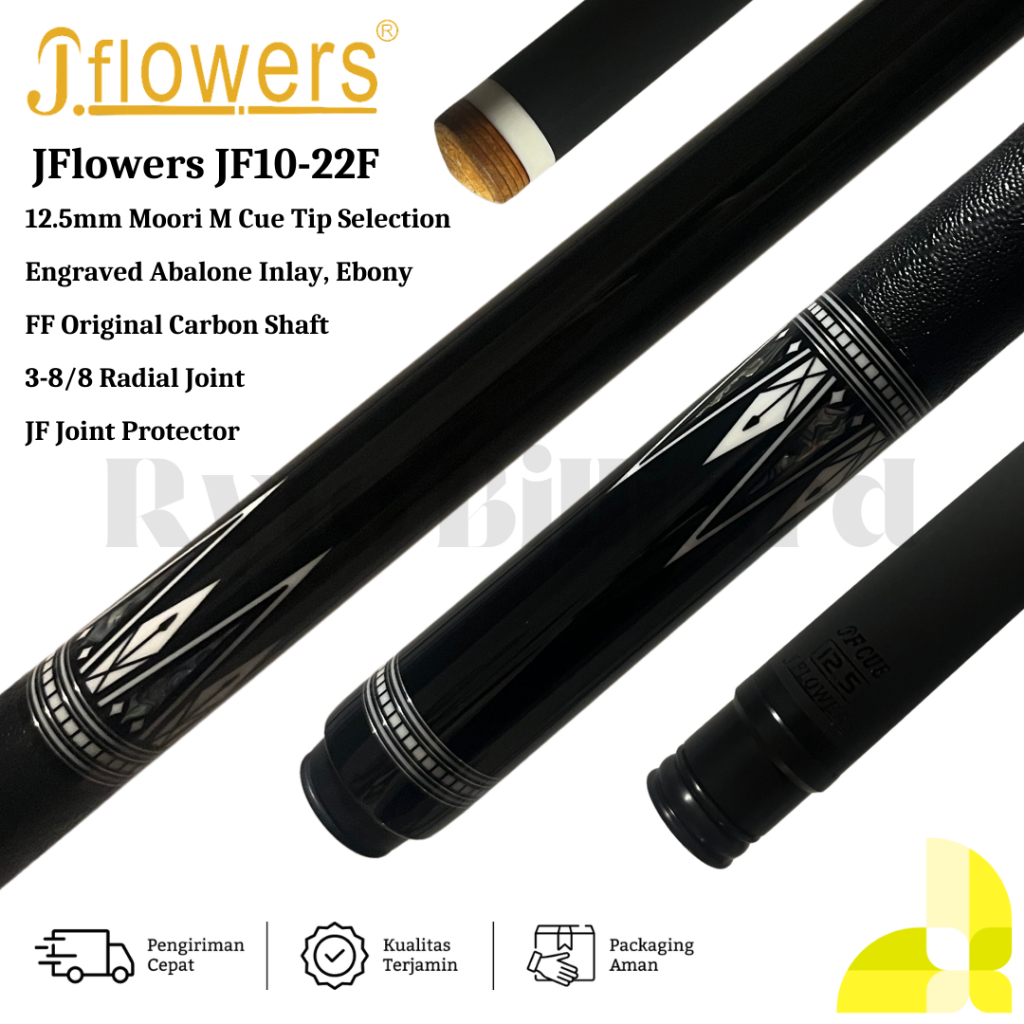 Jual JFlowers JF10-22F | Stick Billiard Premium - Ryto BL | Shopee Indonesia