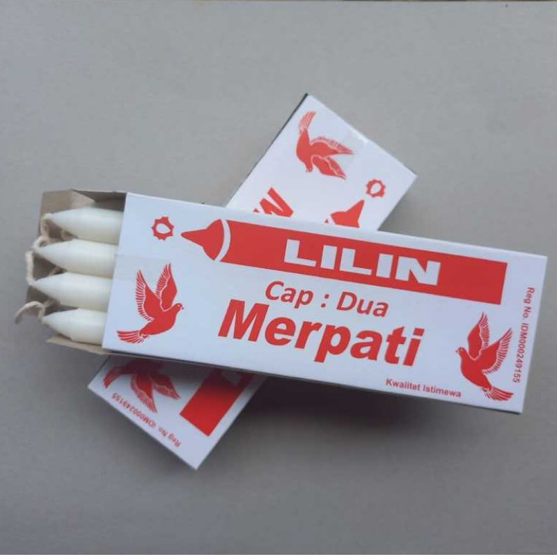 Jual LILIN PUTIH DND GATOTKACA(1 pack isi 8 batang) | Shopee Indonesia