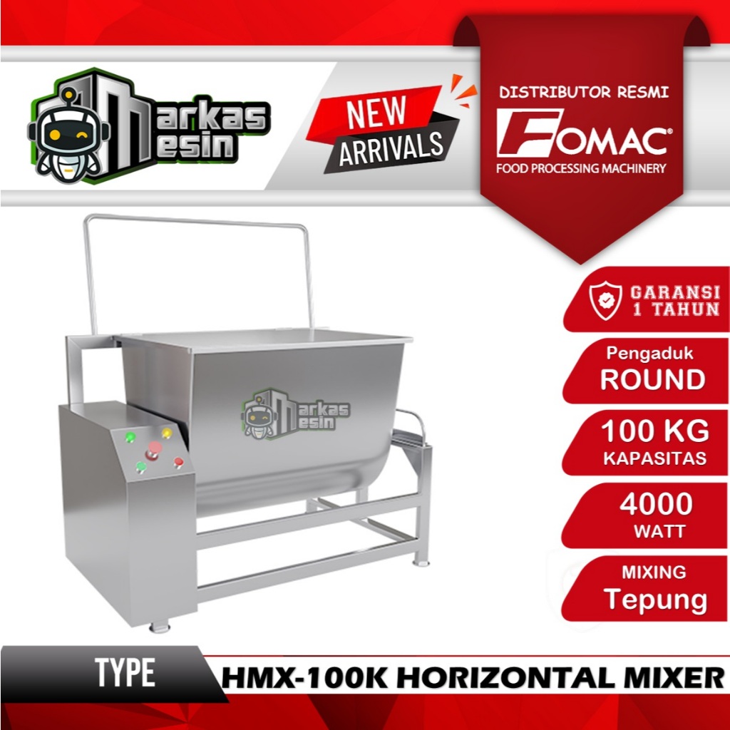 Jual Mesin Mixing Powder Tepung 100KG Horizontal Mixer Mesin Pengaduk ...
