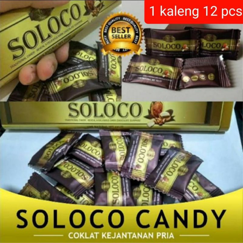 Jual Soloco Asli Original Au 100% Permen Coklat Obat Candy Stamina Pria ...