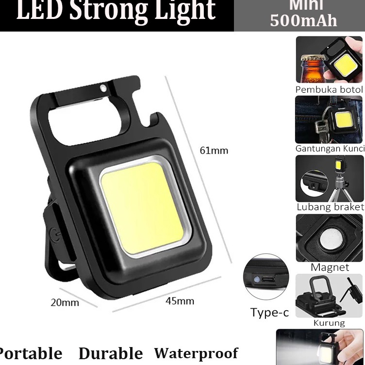 Jual Lampu Led Gantungan Kunci Pocket Flashlight Multifungsi mini ...