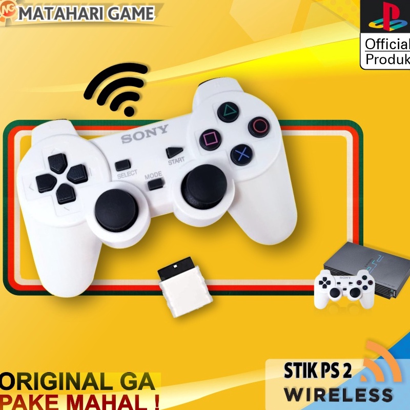 Jual Stock Banyak Stik Stick PS2 Wireless Sony Original Pabrik Putih | Shopee Indonesia