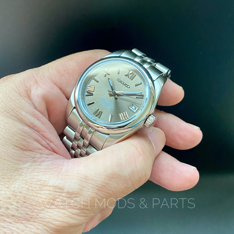 Jual WMNP Seiko Mod Seiko Mod Datejust Roman Dial | Shopee Indonesia