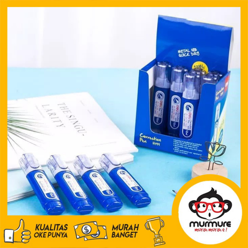 Jual MURMURE I TIP EX CAIR H19930 DELI / CORRECTION PEN UJUNG BESI ...