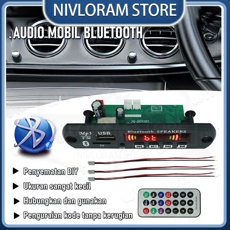 Jual Papan Amplifier Daya Bluetooth Papan Dekoder Mp3 Modul Bluetooth 5 ...