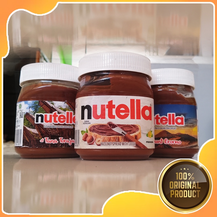 Jual Selai Nutella Chocolate Hazelnut Spread 350gr | Shopee Indonesia