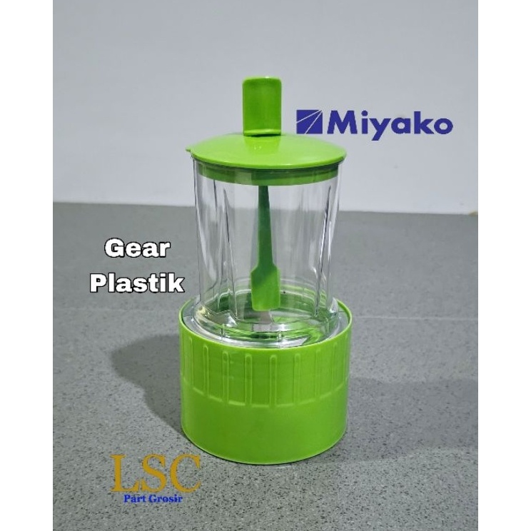 Jual Choper Set Bumbu Basah Miyako 151 152 Hijau Gelas Blender Pisau ...