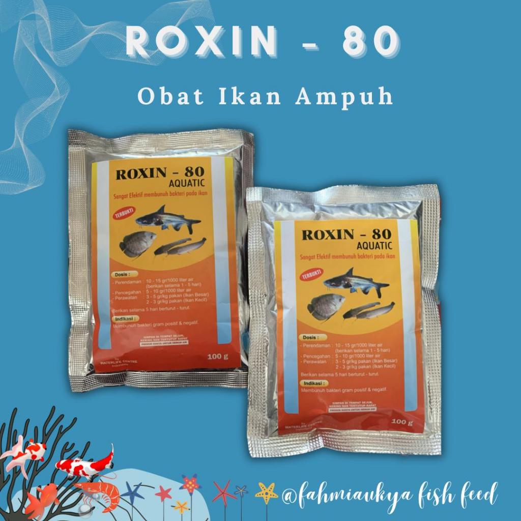 Jual OBAT IKAN AMPUH ROXIN -80 | Obat ikan ampuh ROXIN kemasan (10 gram ...