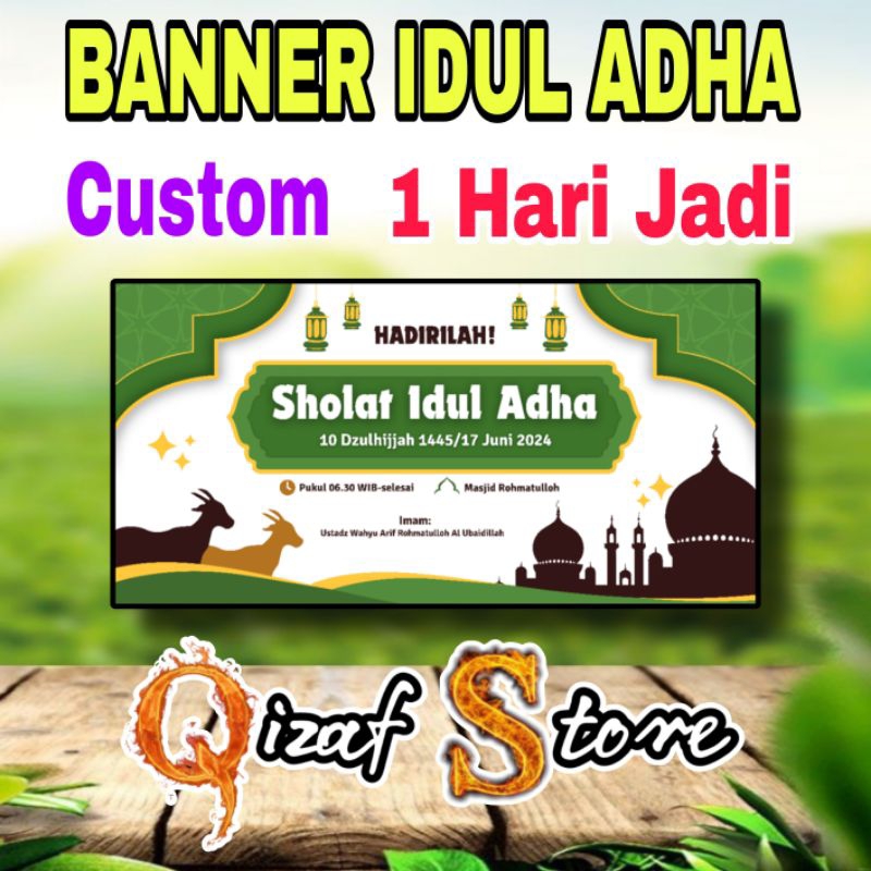 Jual Banner Idul Adha | Spanduk Idul Adha | Banner Kurban | Shopee ...