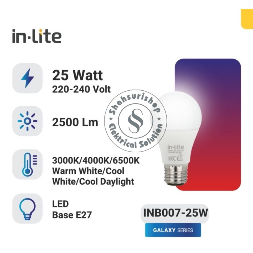 Jual LAMPU LED INLITE INLITE INB7 25W 25 W WATT MURAH BERGARANSI | Shopee Indonesia