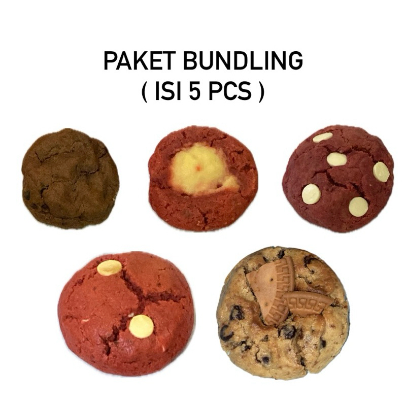 Jual PREMIUM SOFT COOKIES PAKET BUNDLING ( ISI 5 PCS ) | Shopee Indonesia