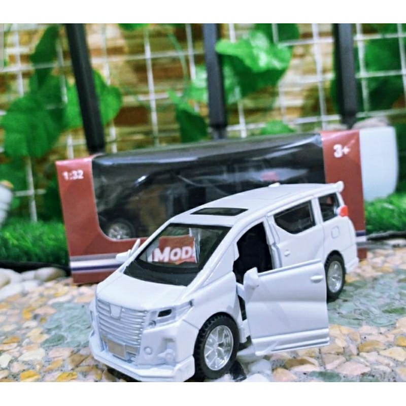 Jual Mainan diecast alphard alloy anak bisa buka pintu - miniatur mobil ...