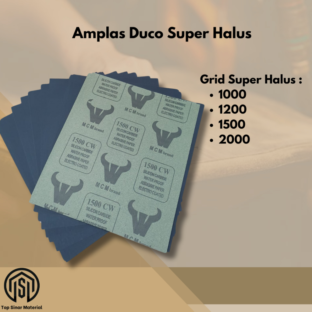 Jual Amplas Duco Perlembar / Amplas Gosok Anti Air Serbaguna Grit 1000 ...