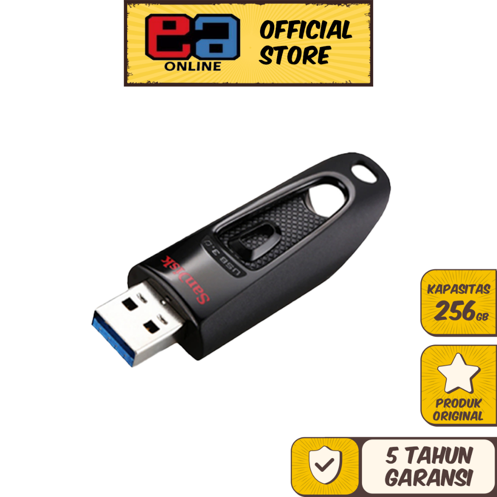 Jual SanDisk CZ48 Ultra USB 3.0 : 256GB - Flashdisk | Shopee Indonesia