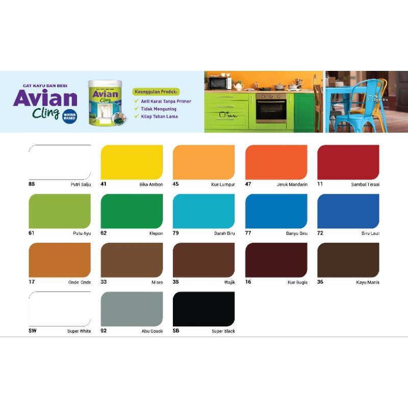 Jual Avian cling kayu dan besi water based | Shopee Indonesia