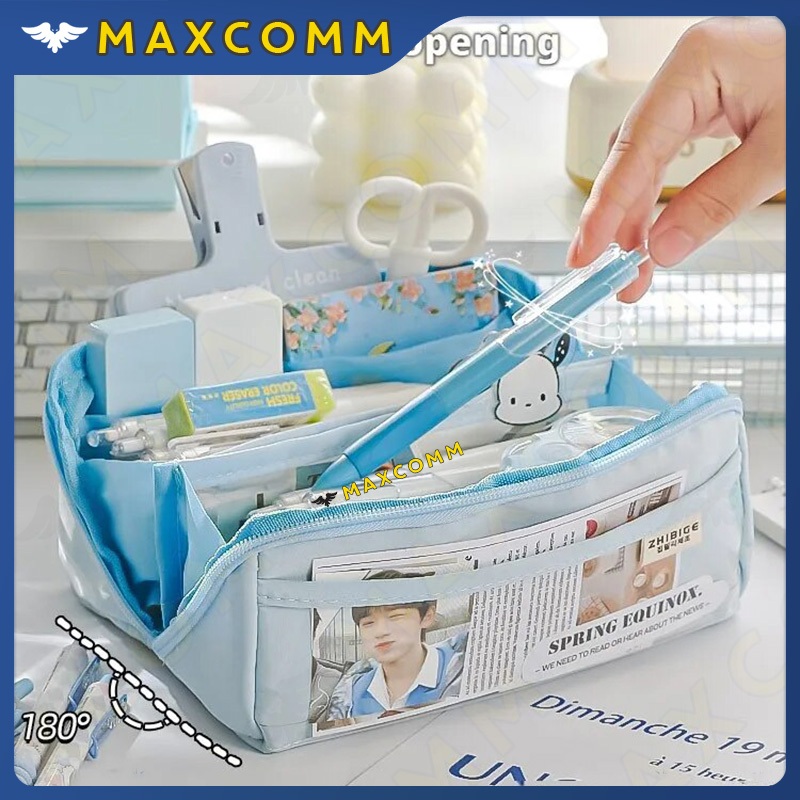 Jual Tempat Pensil Kanvas Berlapis Kapasitas Besar ZHIBIGE Organizer ...