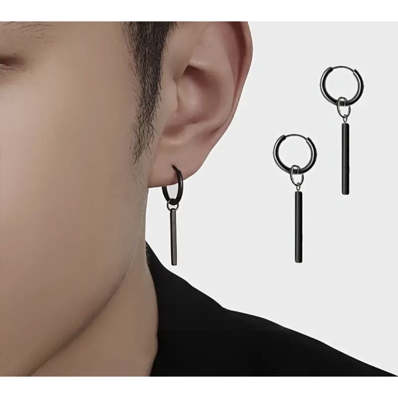 Jual ANTING TINDIK TITANIUM PRIA MODEL KOREA HIPHOP ANTI KARAT TIDAK ...