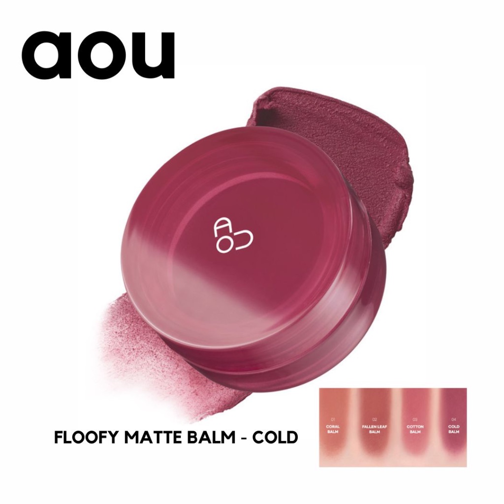 Jual Cosmeluxe - AOU Floofy Matte Balm - Lip Tint Matte | Shopee Indonesia