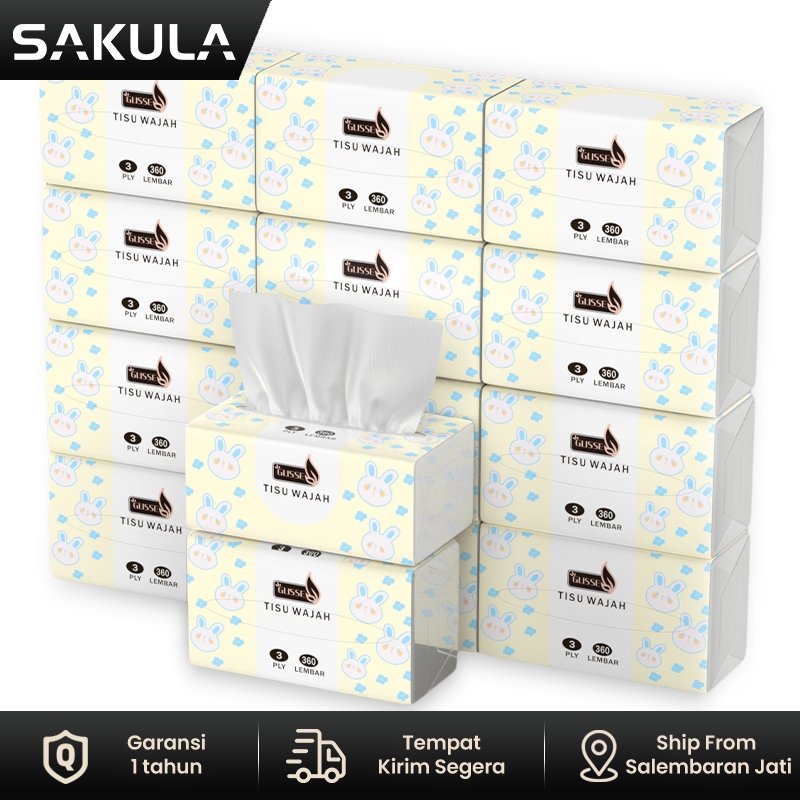 Jual SAKULA TISSUE /Tissue Murah/120 Shines /3 Ply / Kertas Tisu ...