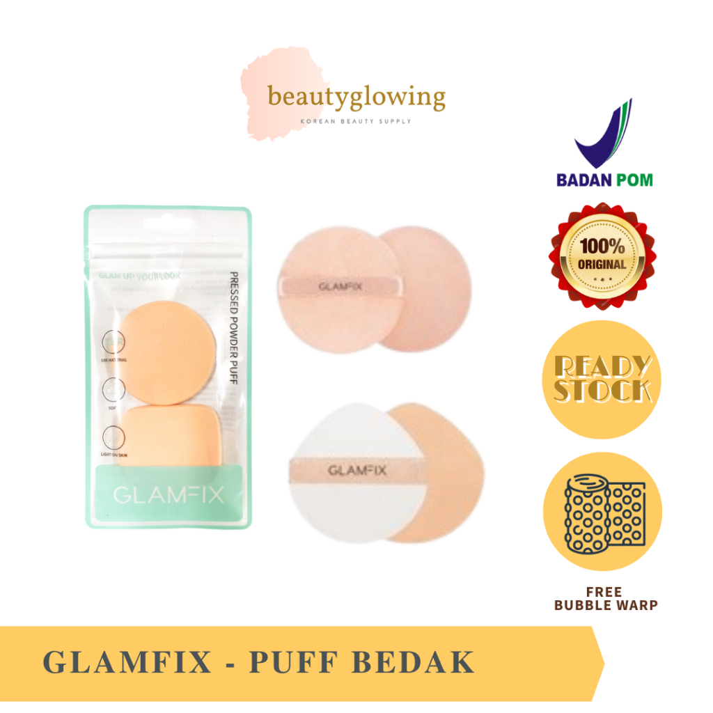 Jual GLAMFIX PUFF BEDAK | Porf. AirCushion | CameliaLoose Pwdr - PUFF ...