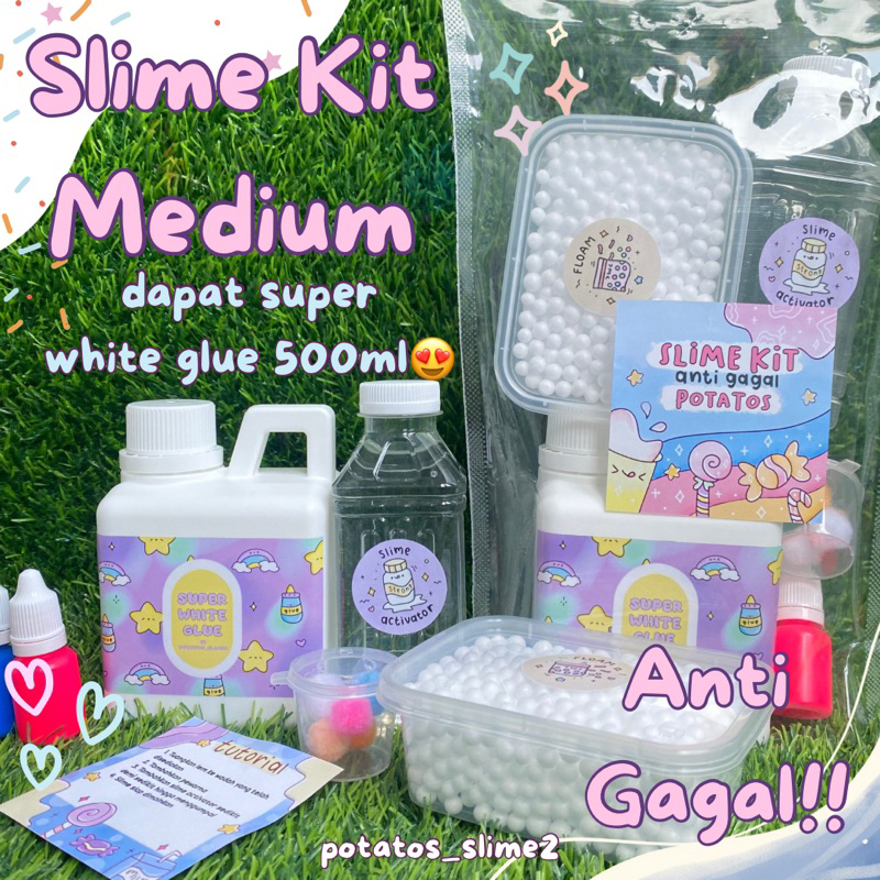Jual Slime Kit Medium All In One by Potatos_Slime2 | Shopee Indonesia