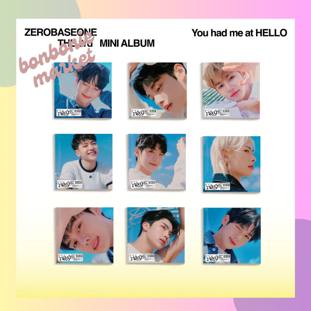 Jual (Sealed) zb1 ZEROBASEONE 3rd Mini Album YHMAH [Digipack & Solar ...