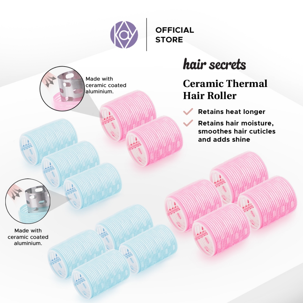 Jual Hair Secrets Ceramic Thermal Hair Roller / Roll Rambut Busa Tidur ...