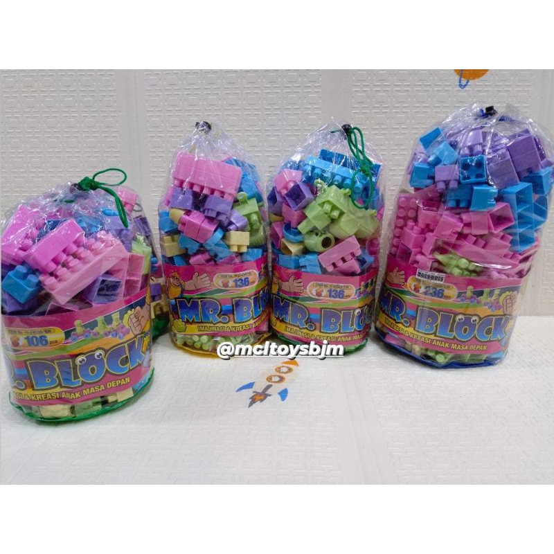 Jual Balok Mr. Blocks Mainan Edukasi Anak Block Balok Susun | Shopee ...