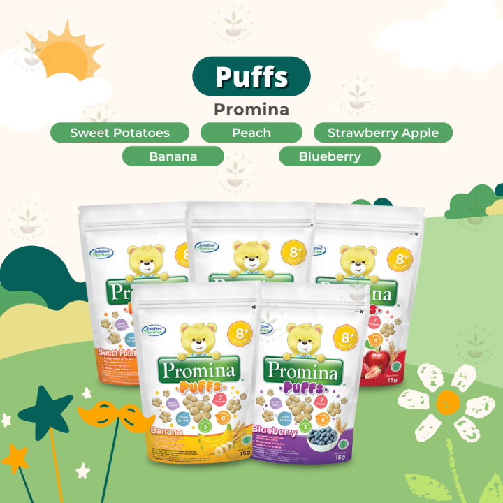 Jual PROMINA Puffs 15g - Camilan Bayi Usia 8+ | Shopee Indonesia