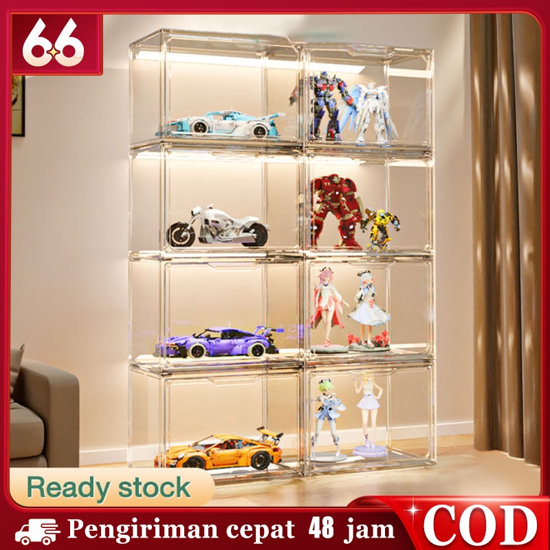 Jual Weme Acrylic Transparent Storage Box/Popmart Display Box/Acrylic ...