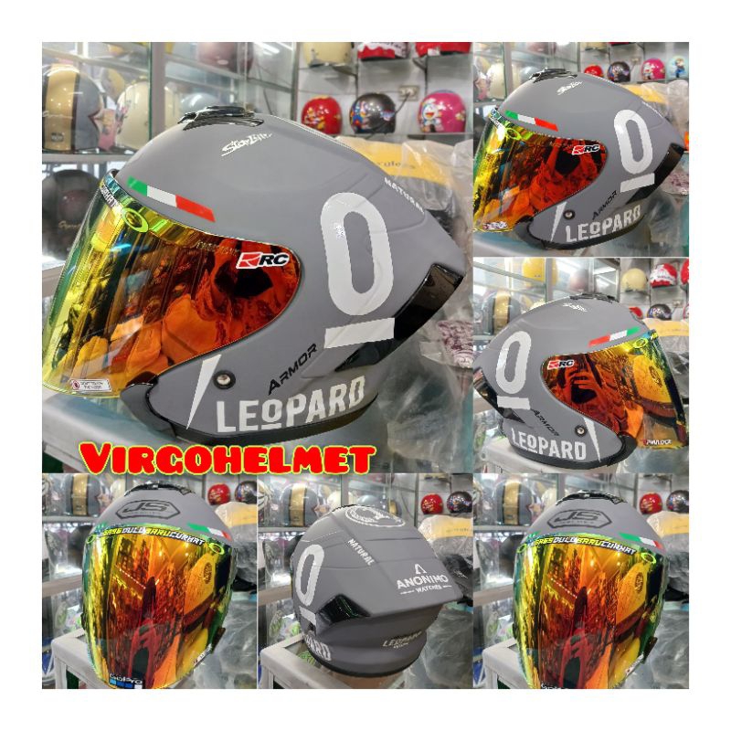 Jual Helm js armor leopard paket ganteng leopard | Shopee Indonesia