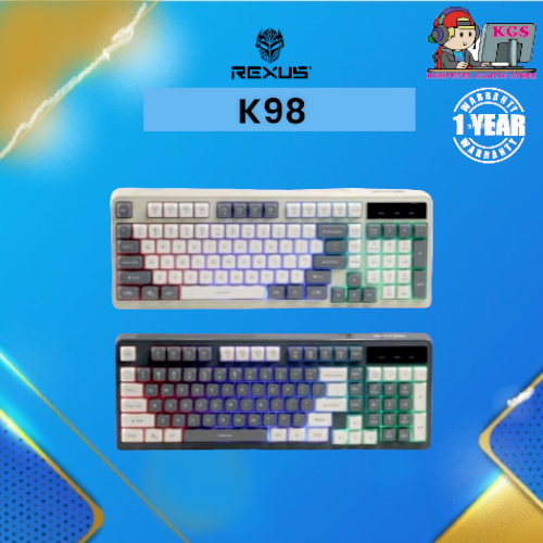 Jual Keyboard Rexus K98M / K98-M full size wired Gaming keyboard | Shopee Indonesia