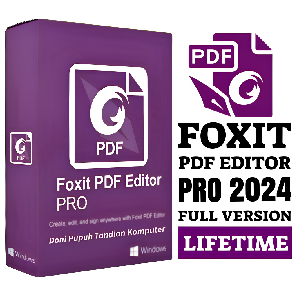 Jual Foxit PDF Editor Pro 2024 Full Version Lifetime + Video Cara ...