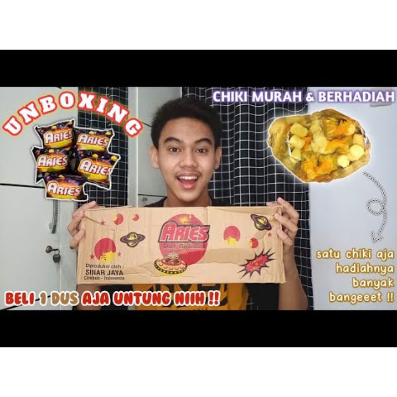Jual Ciki Aries Berhadiah Uang tunai - ciki berhadiah uang - 2 renceng ...