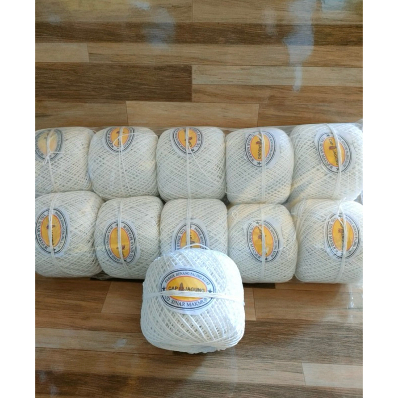 Jual [1SLOP] Benang Bol Jagung ukuran Tanggung/Benang jahit kasur ...