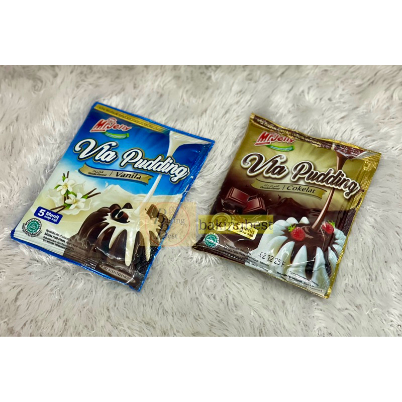 Jual Vla Pudding Mr. Jelly Topping Krim Pudding Praktis Halal Rasa ...