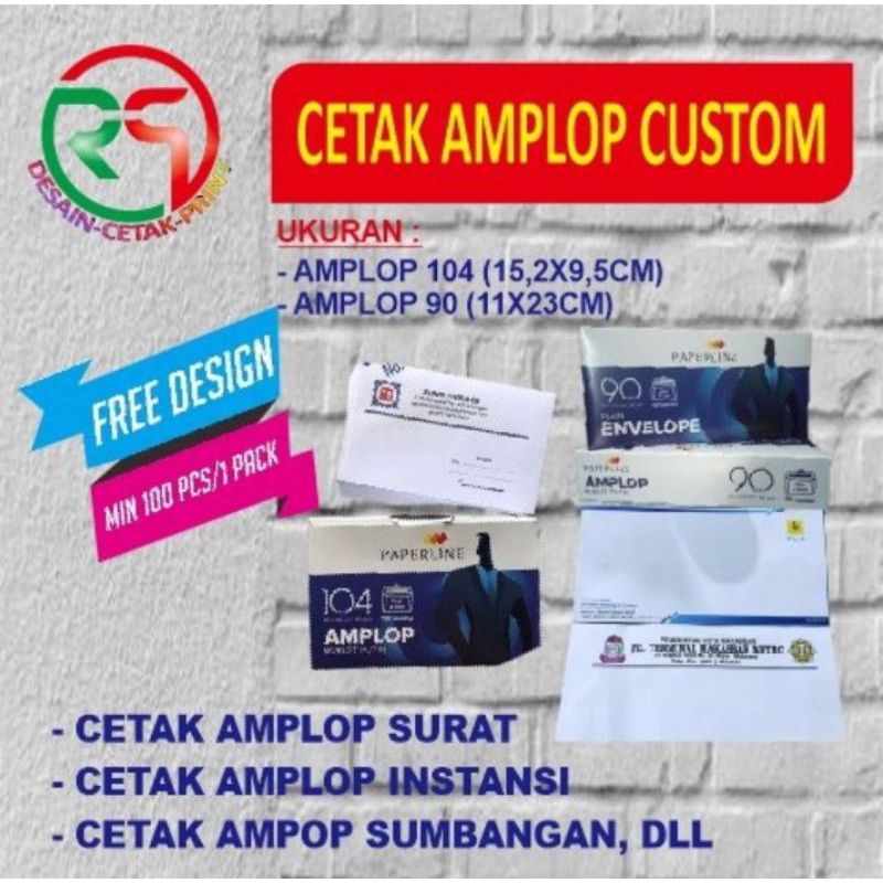 Jual Cetak Amplop Custom, Amplop Dinas, Amplop instansi, Amplop 90 ...