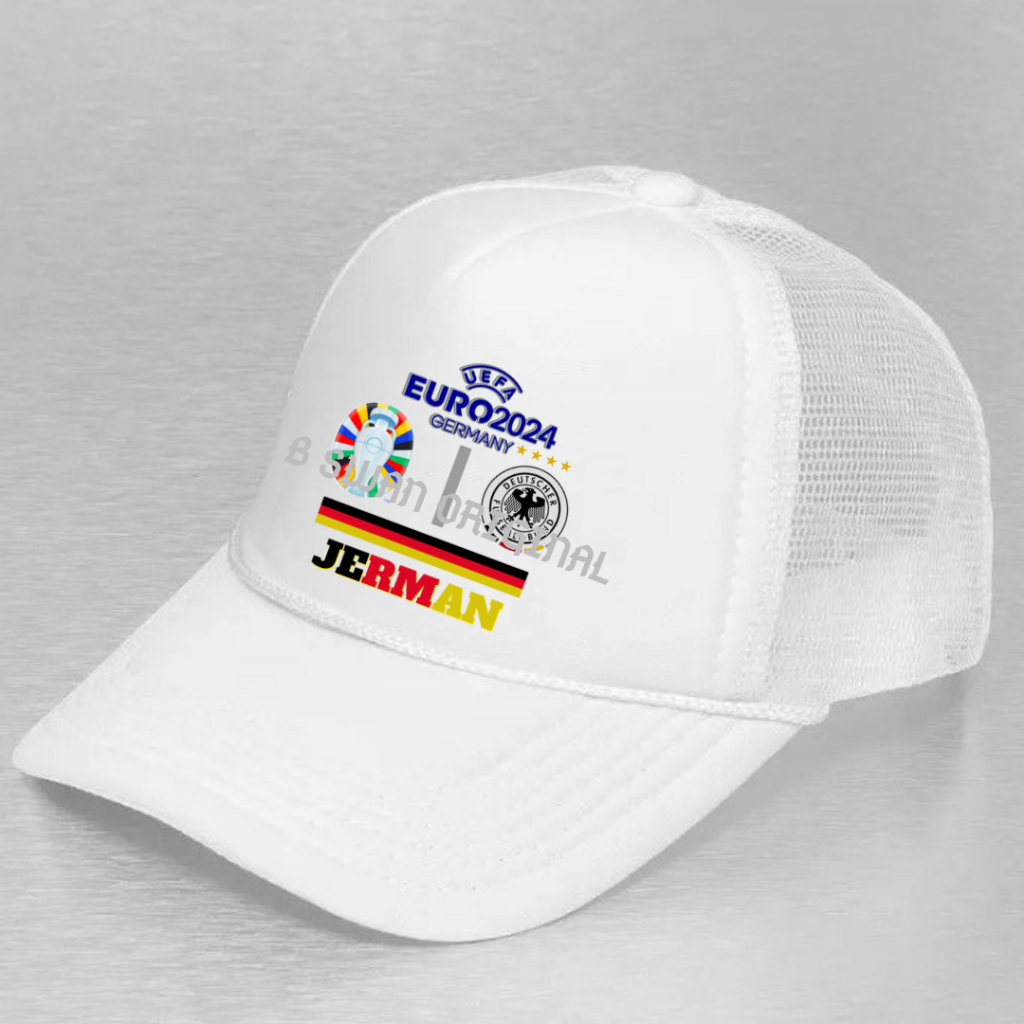 Jual Topi Jaring Jala Hat Trucker Negara Peserta Piala Eropa Euro 2024 ...