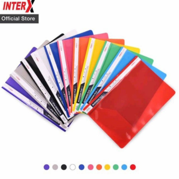 Jual Bussines File folio Inter X Kantong 12 Pcs Map Folder Inter X ...