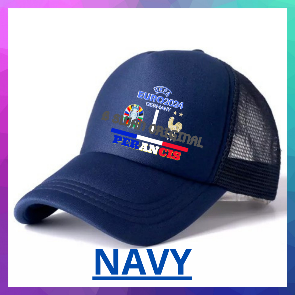 Jual Topi Jaring Jala Hat Trucker Negara Peserta Piala Eropa Euro 2024 ...