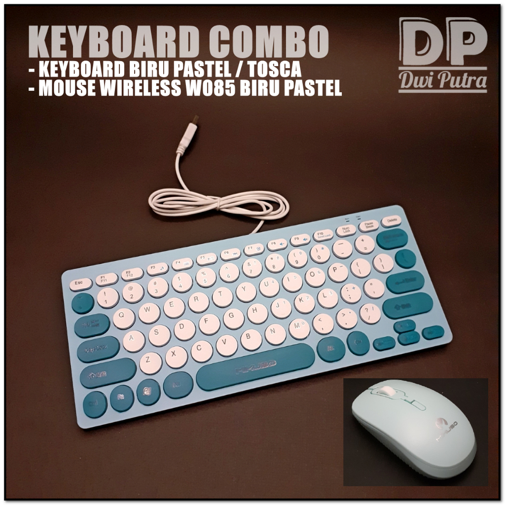 Jual KEYBOARD MINI MIKUSO KB-003U USB // COLORWAYS WARNA PASTEL OFFICE ...