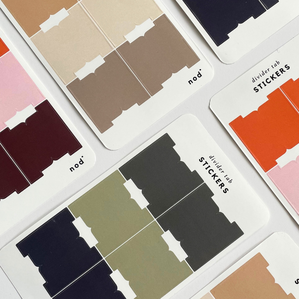 Jual The Nod Stickers - Divider Tab | Planner Stickers | Stiker ...