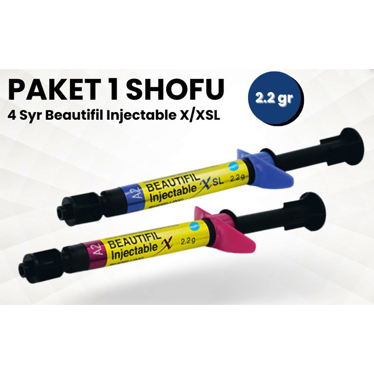 Jual Shofu Paket Komposit INJECTABLE X / XSL 4 SYRINGE | Shopee Indonesia
