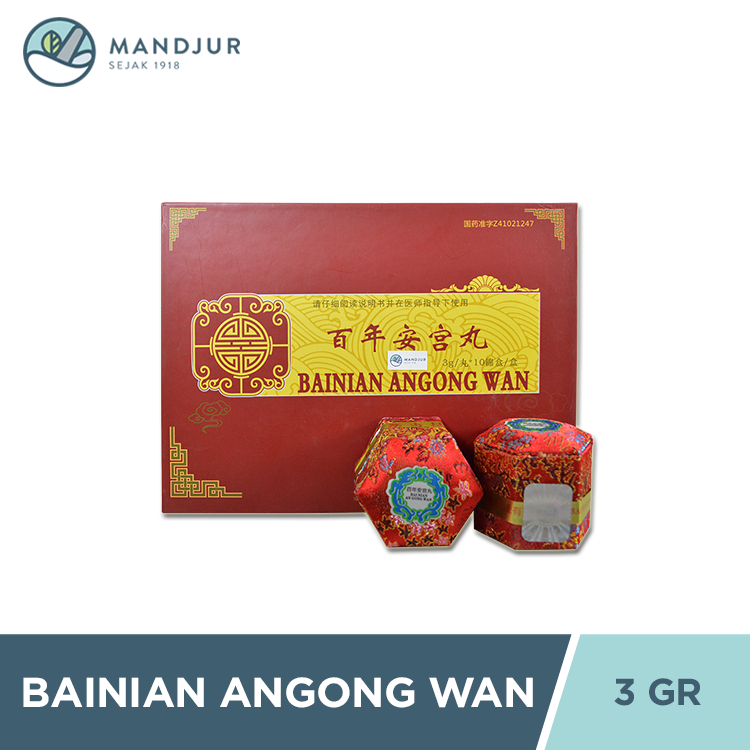 Jual Bainian Angong Wan - An Kung, Obat Herbal Stroke | Shopee Indonesia