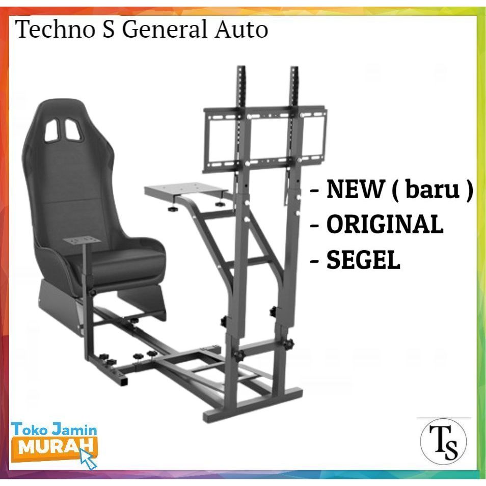 Jual Kursi Gaming Simulator Playseat Rig Racing Fullset / Steering ...