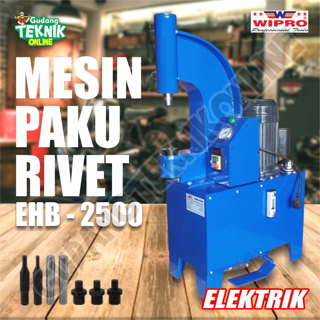 Jual Mesin Paku Rivet Listrik Hidrolik WIPRO EHB-2500 / Electric ...