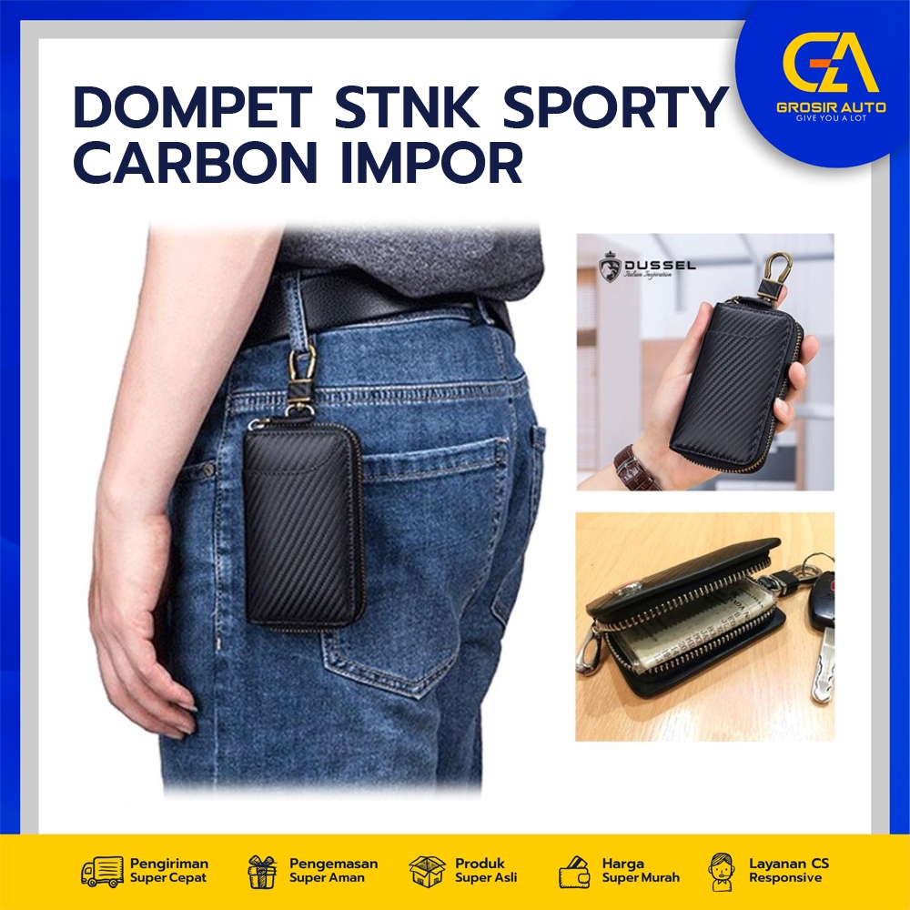 Jual Dompet STNK CARBON Kunci Konci Motor Mobil Sport Kulit Keyless ...