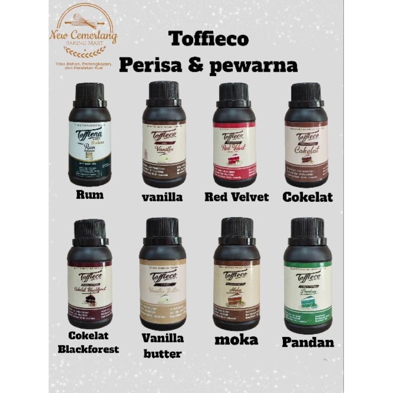 Jual Toffieco Perisa dan Pewarna 100ml | Shopee Indonesia